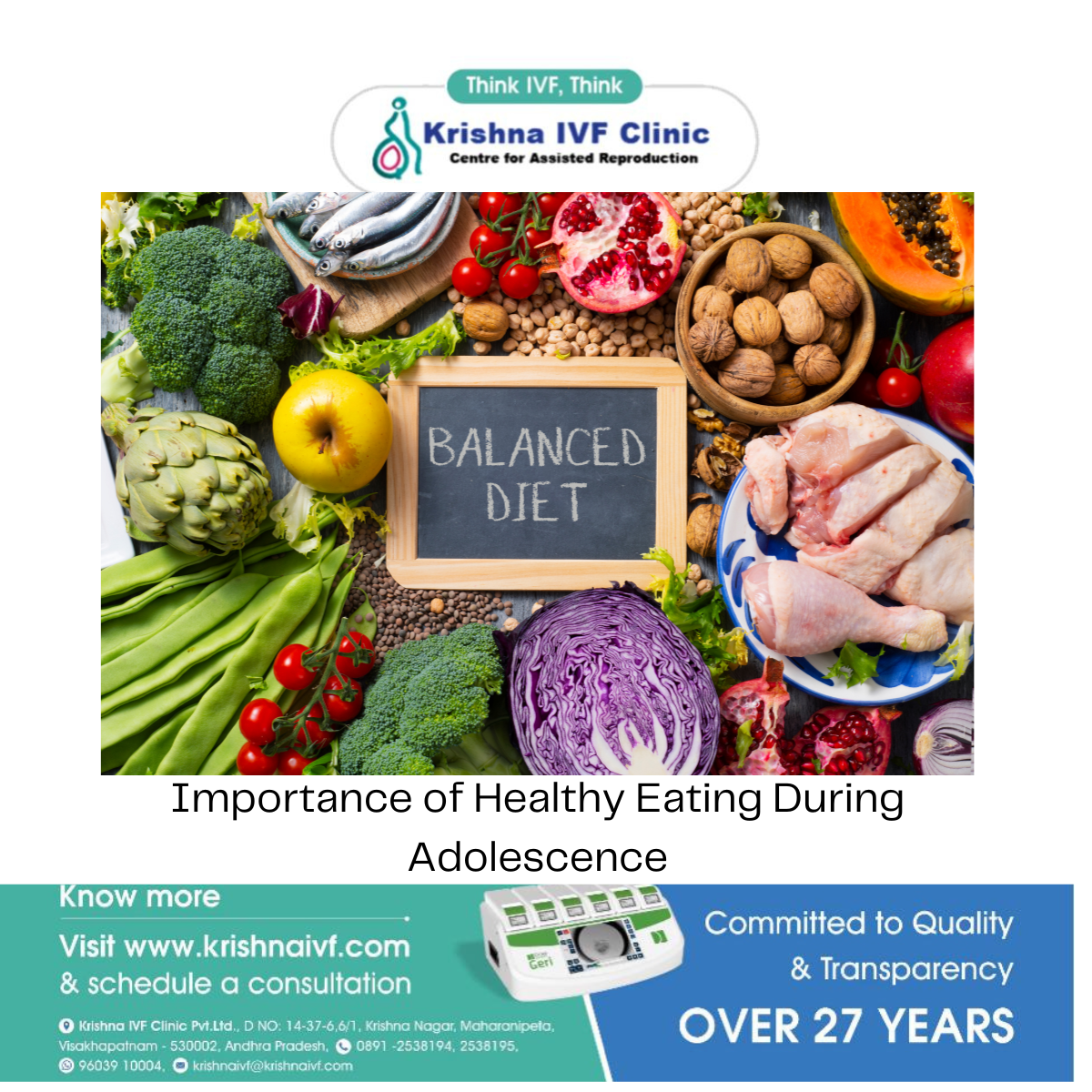 Nutritional Requirements for Adolescents