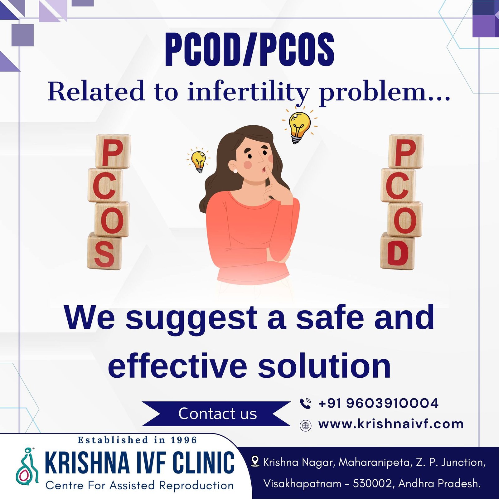 Safe and effective treatment for PCOD - Krishna IVF Clinic