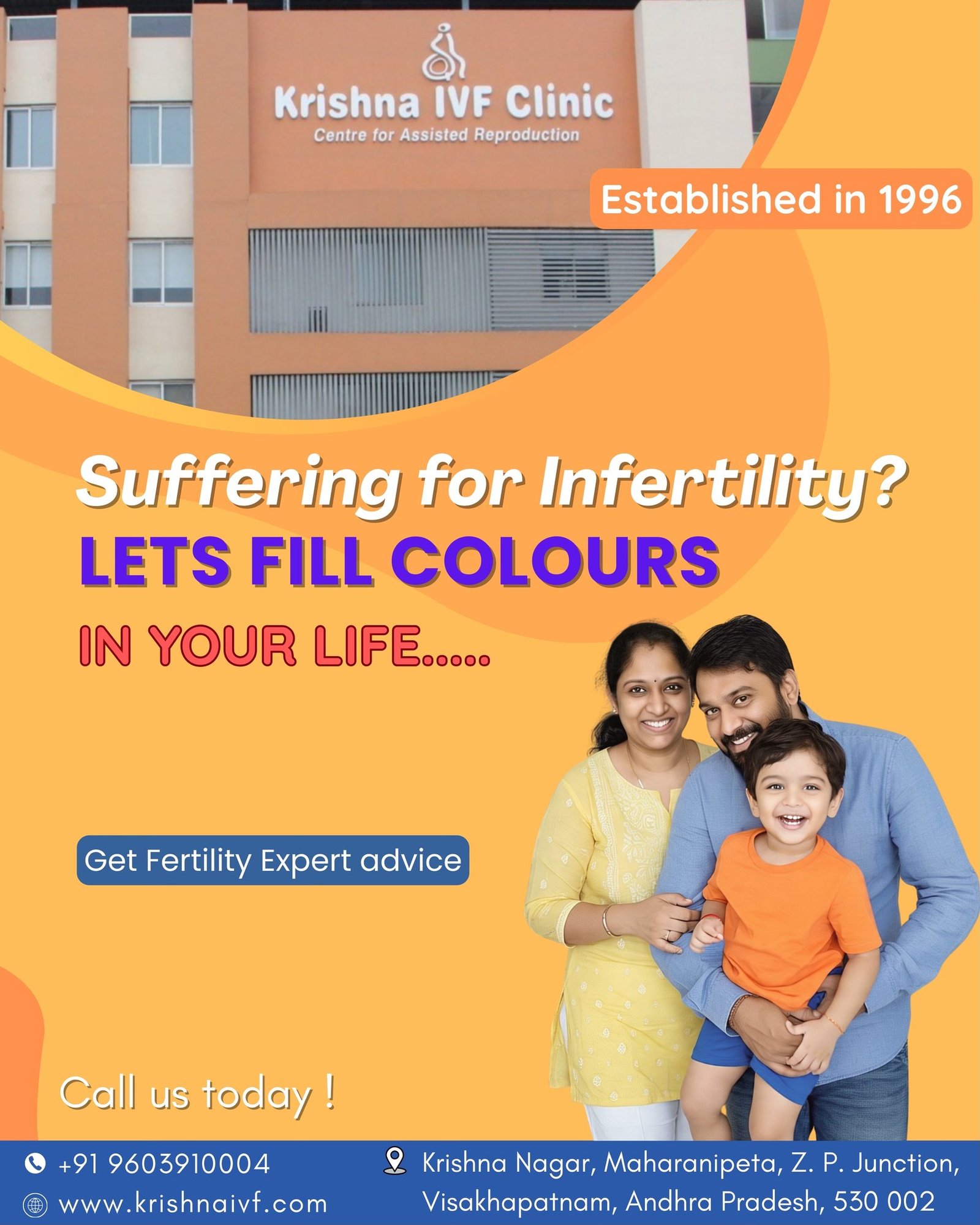 Suffering from Infertility? - Krishna IVF Clinic